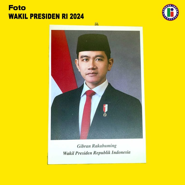 Bingkai Foto Presiden dan Wakil Presiden RI 2024